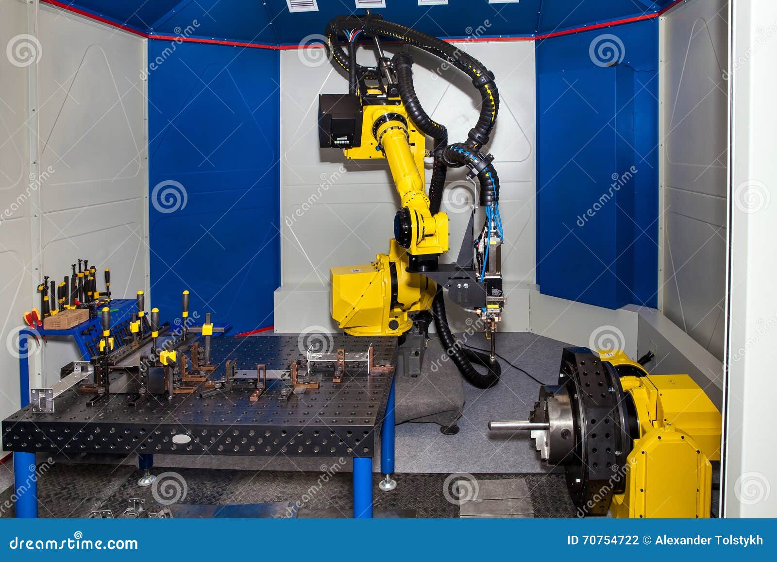 Industrial Robot for Performing, Dispensing, Material-handling and ...