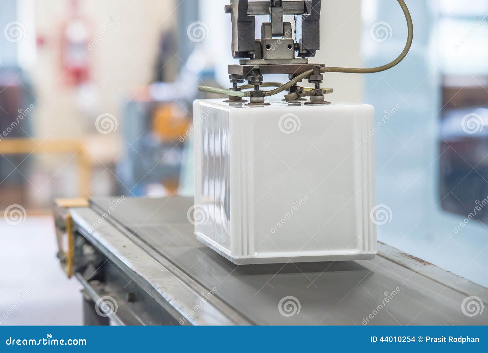 Robot Working With A Plant Incubator Stock Photography | CartoonDealer ...