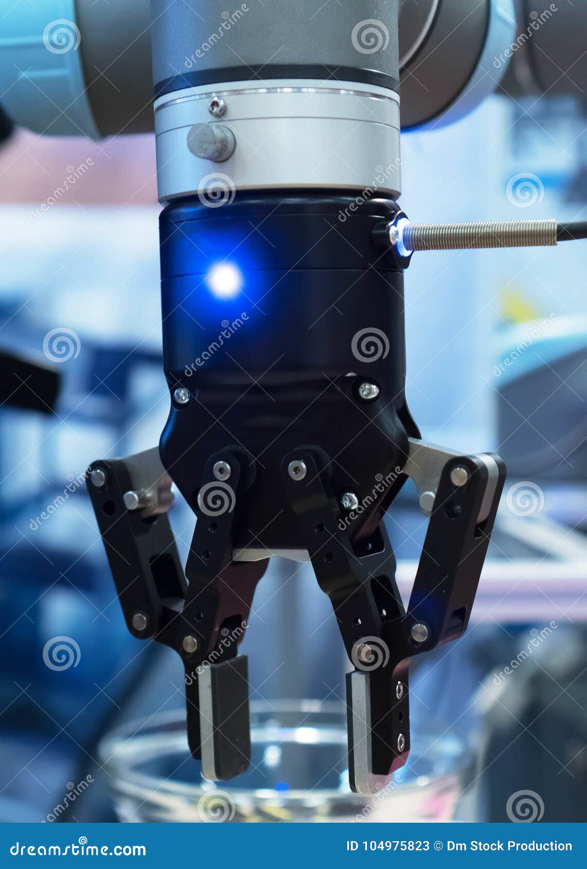 Industrial robotic arm. stock image. Image of future - 104975823