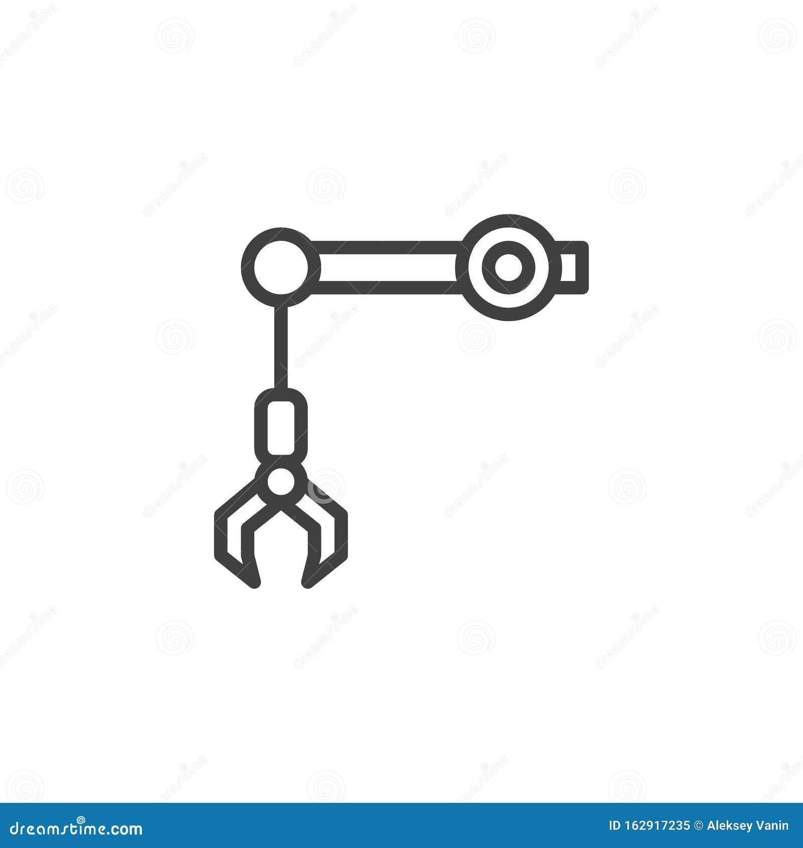 Industrial Robotic Arm Line Icon Stock Vector - Illustration of control ... Industrial Robotic Arm Line Icon Stock Vector - Illustration of control ...