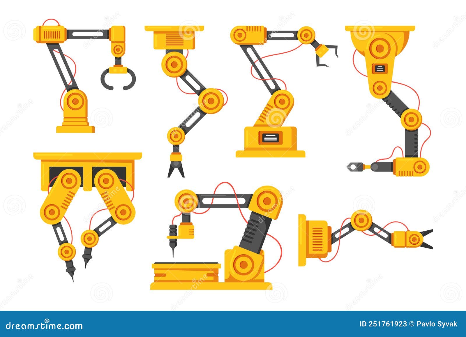 Industrial Robotic Arms Of Robot Manipulator. Manufacturing Automation ... Industrial Robotic Arms Of Robot Manipulator. Manufacturing Automation ...