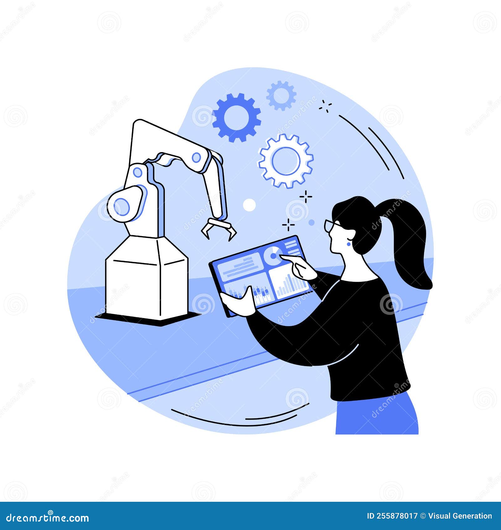 Industrial Robotics Isolated Cartoon Vector Illustrations. Stock Vector ... Industrial Robotics Isolated Cartoon Vector Illustrations. Stock Vector ...
