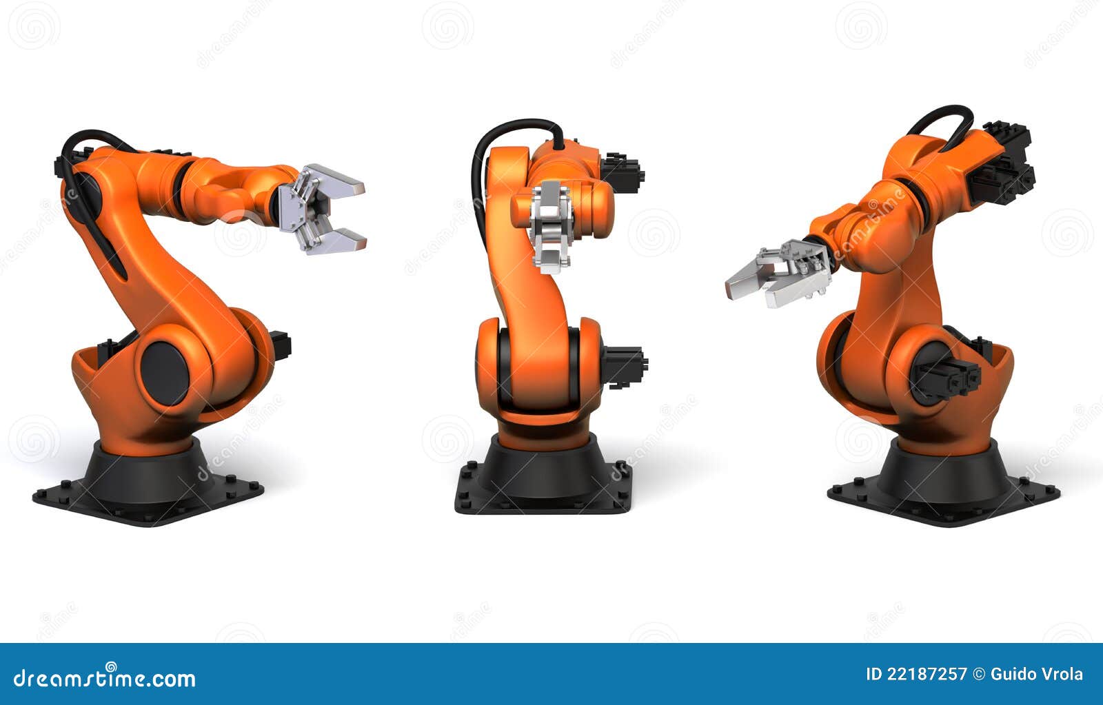 Industrial robots stock illustration. Illustration of computer - 22187257