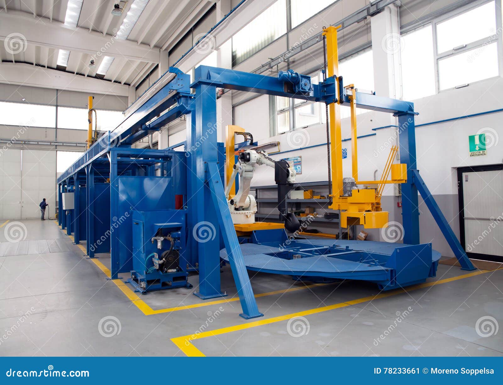 Industrial Robots - Automation Lines Stock Image - Image of cybernetic ...