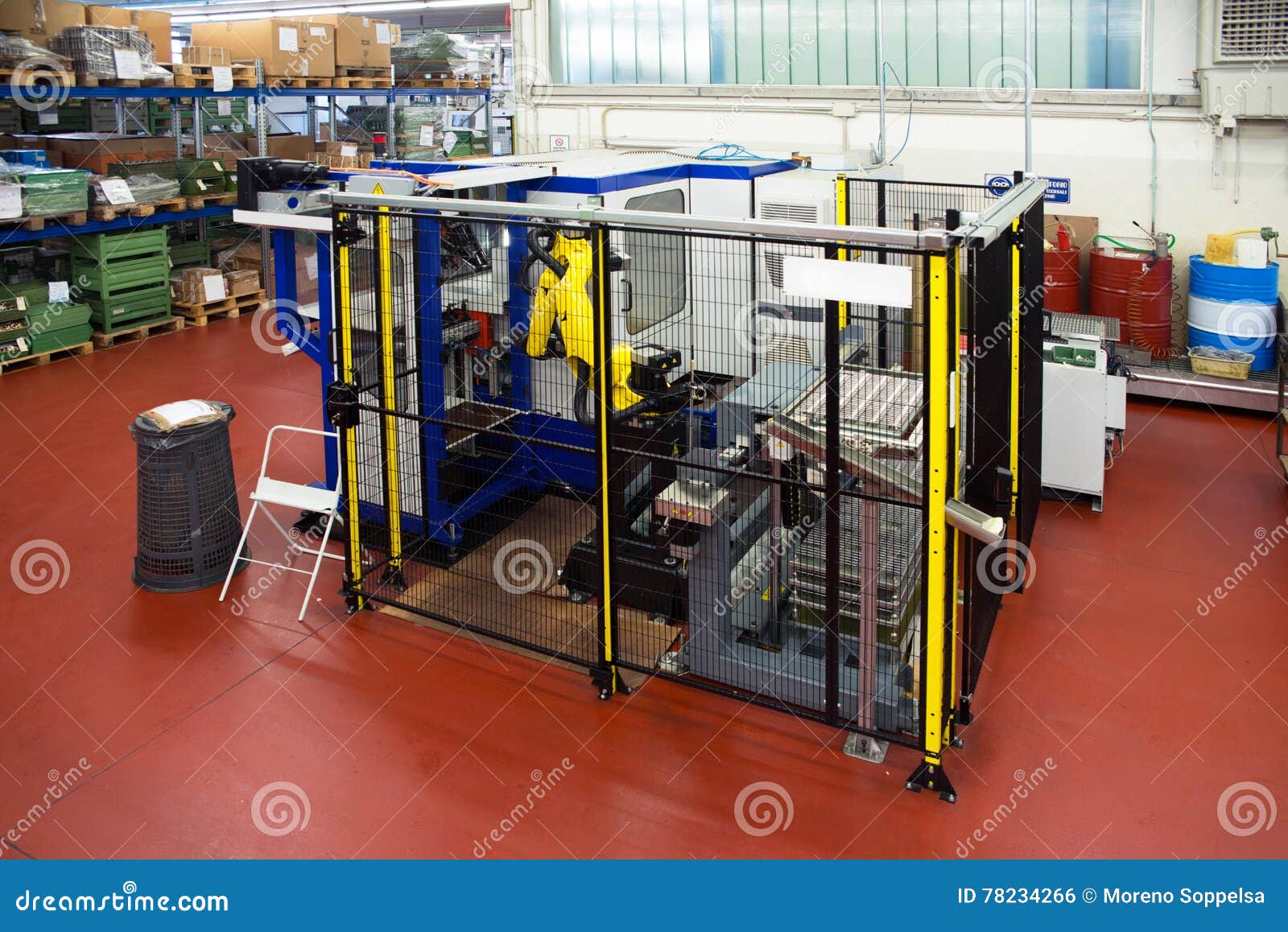 Industrial Robots - Automation Lines Stock Photo - Image of lines ...