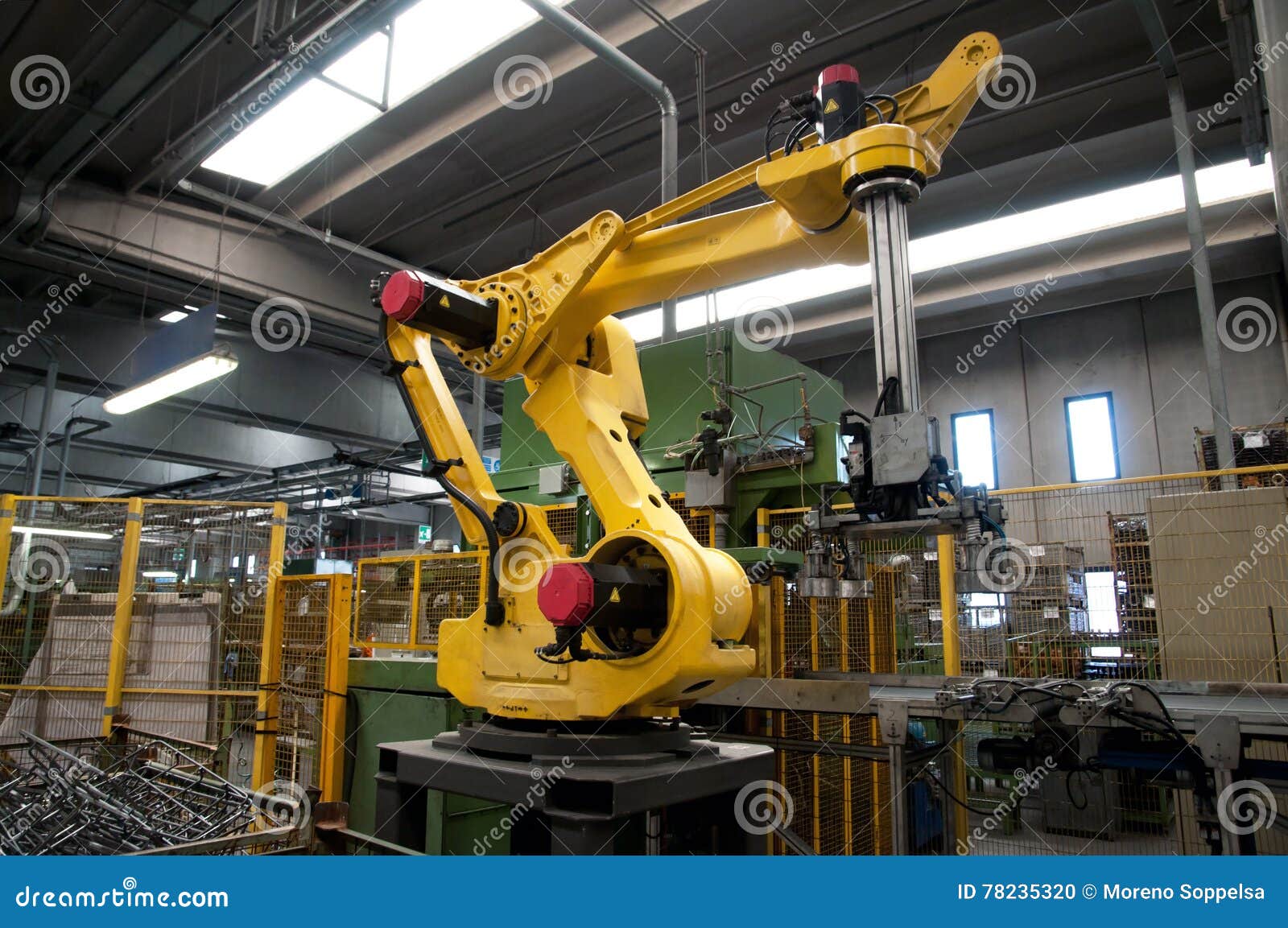 Industrial Robots - Automation Lines Stock Photo - Image of equipment ...