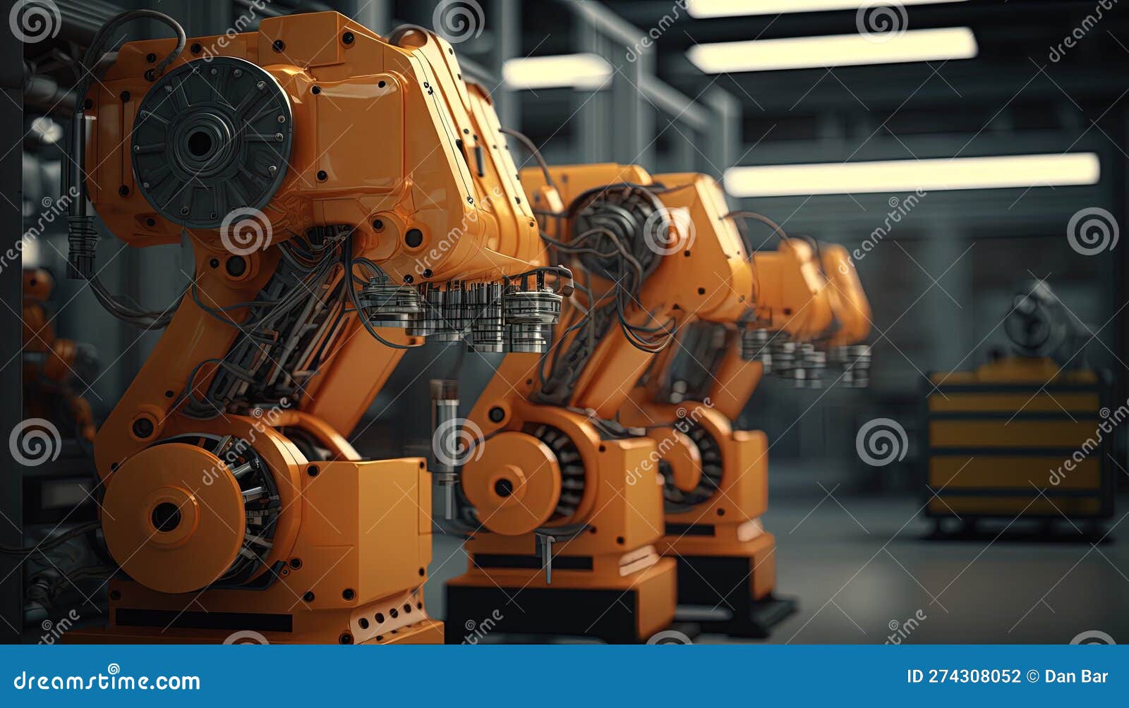 Industrial Robots in a Futuristic Factory. Assembly Line. Generative Ai ... Industrial Robots in a Futuristic Factory. Assembly Line. Generative Ai ...