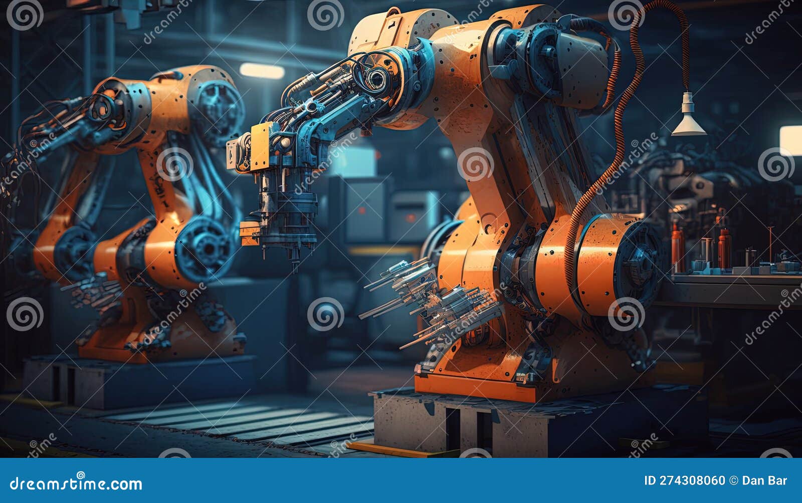 Industrial Robots Isometric Flowchart Vector Illustration ... Industrial Robots Isometric Flowchart Vector Illustration ...