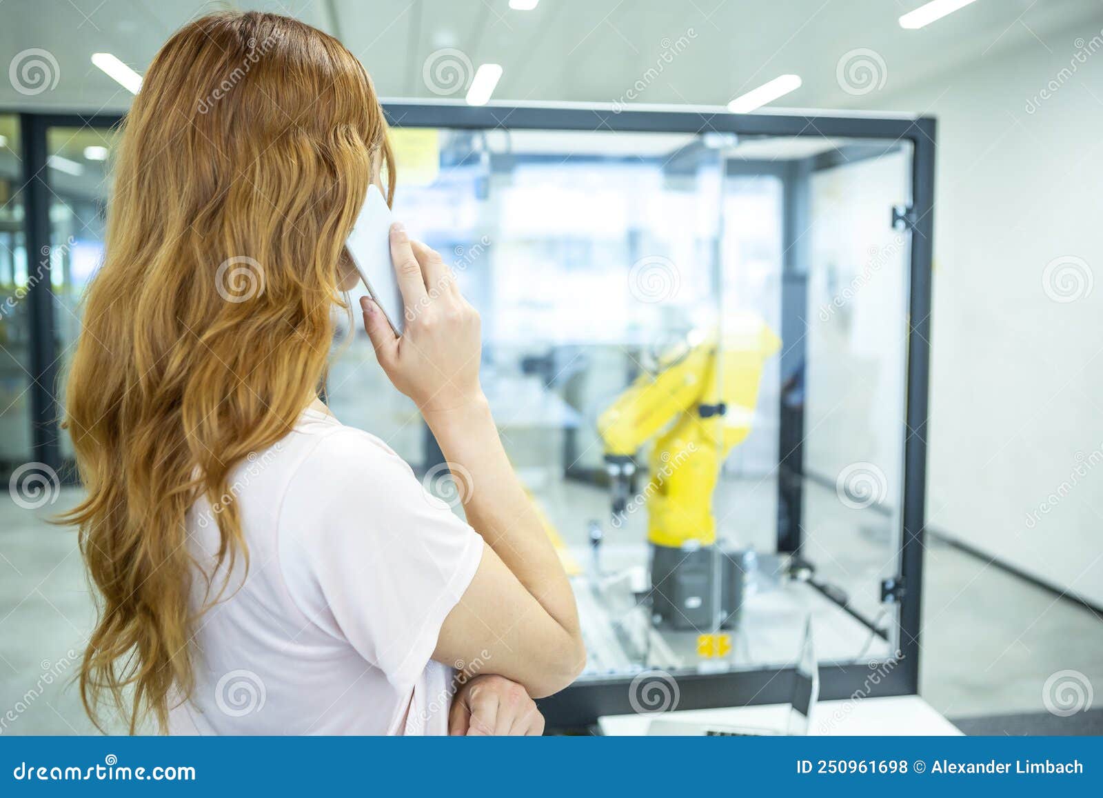 Industrial Robots Support stock photo. Image of construction - 250961698