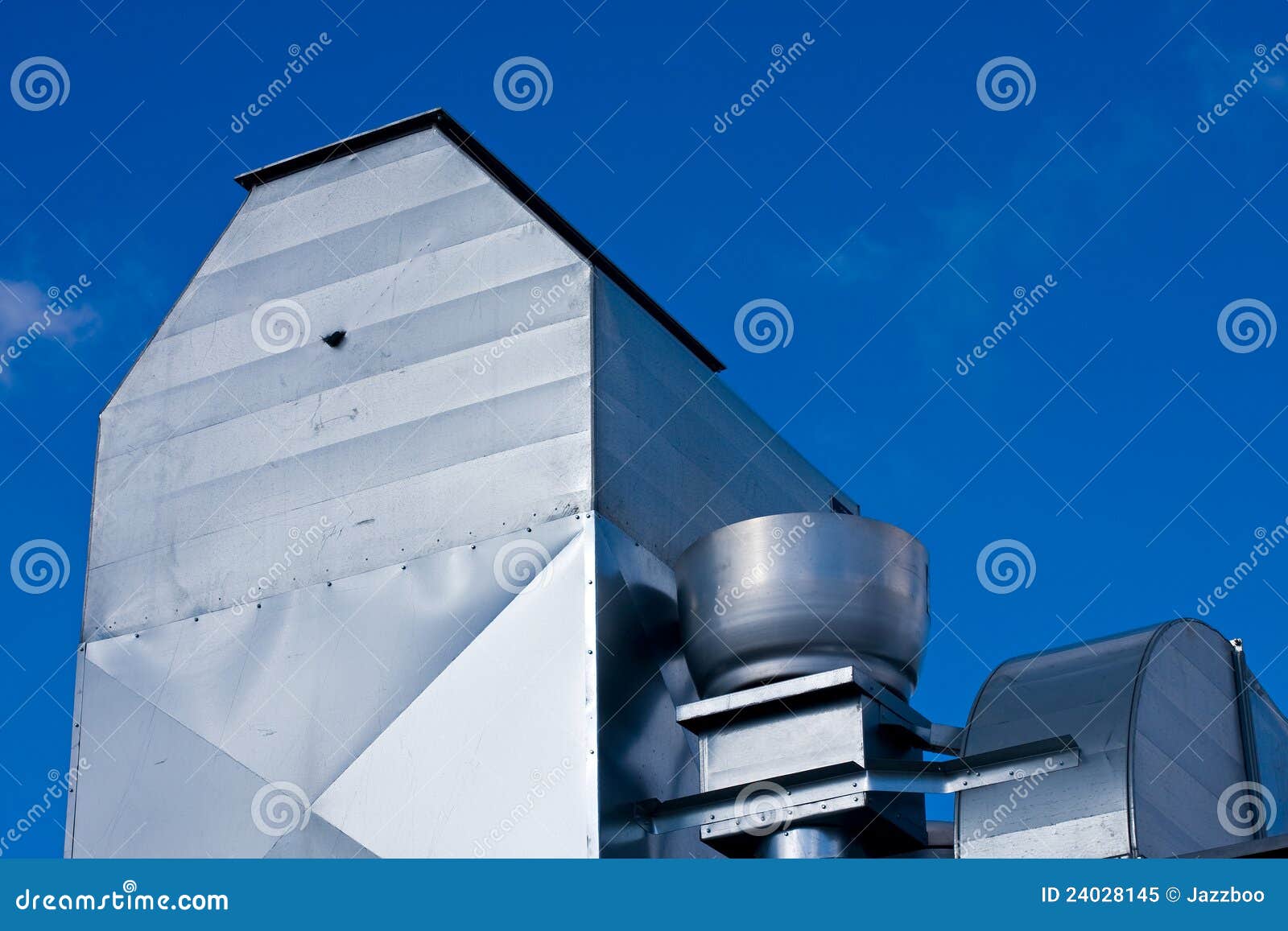 Roof Ventilation Systems Of A High-rise Building Royalty-Free Stock ...