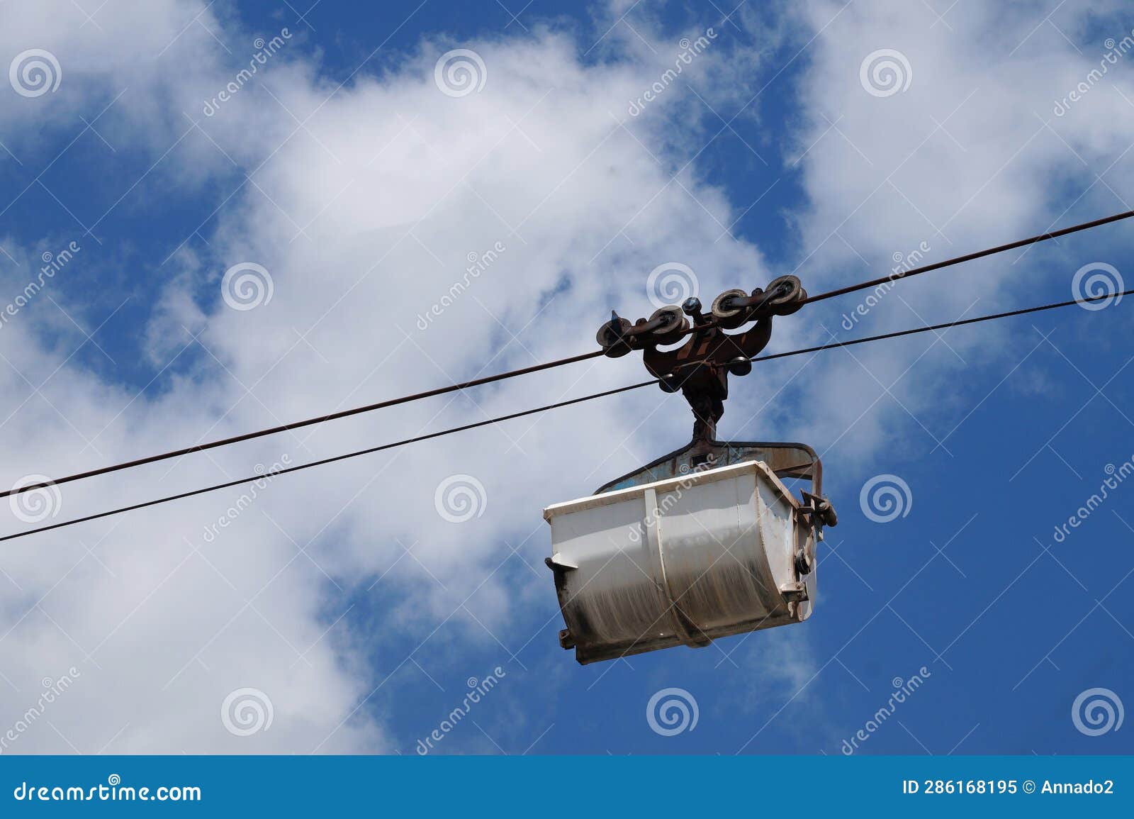 Industrial Ropeway, Trolley Funicular for Bulk Cargo Transportation ...