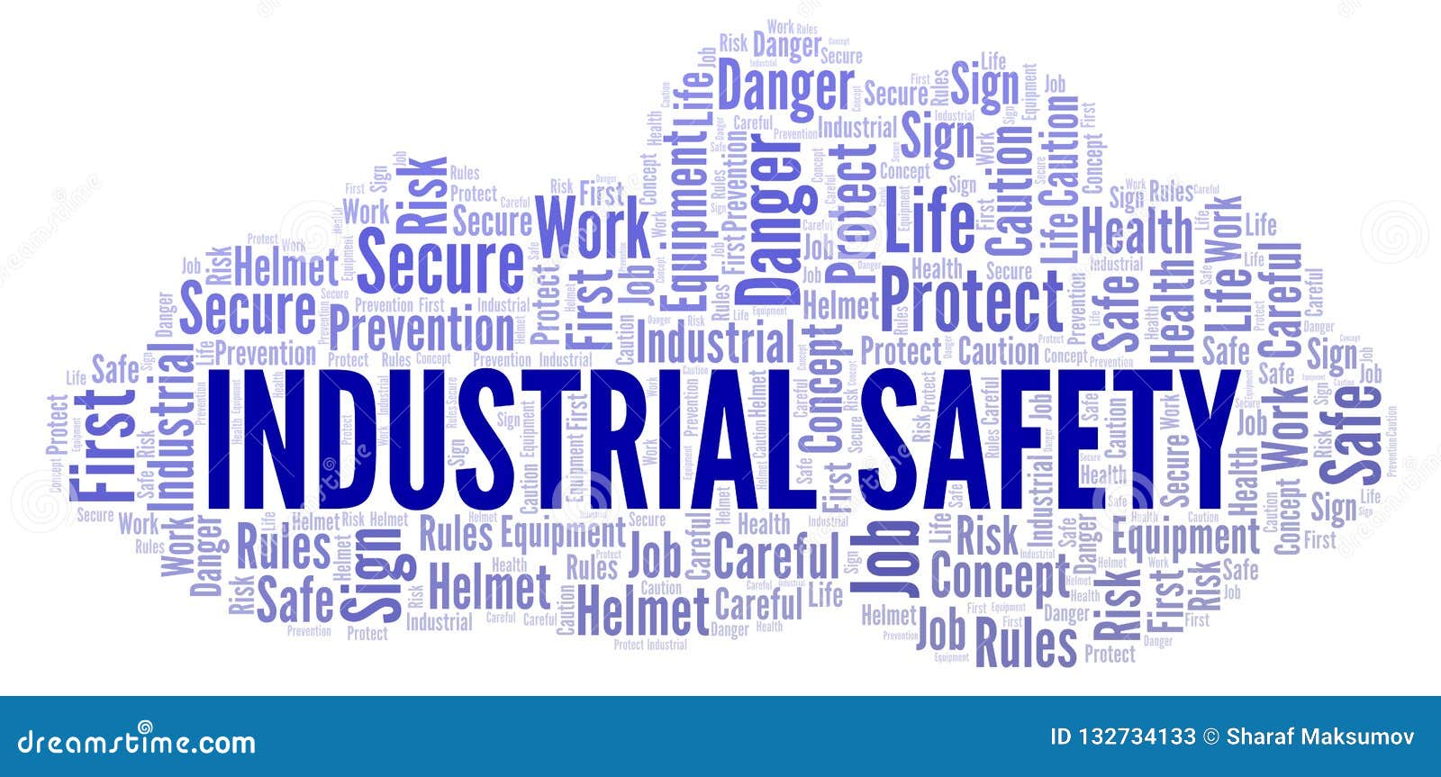 Industrial Safety Word Cloud Stock Illustration - Illustration of ...