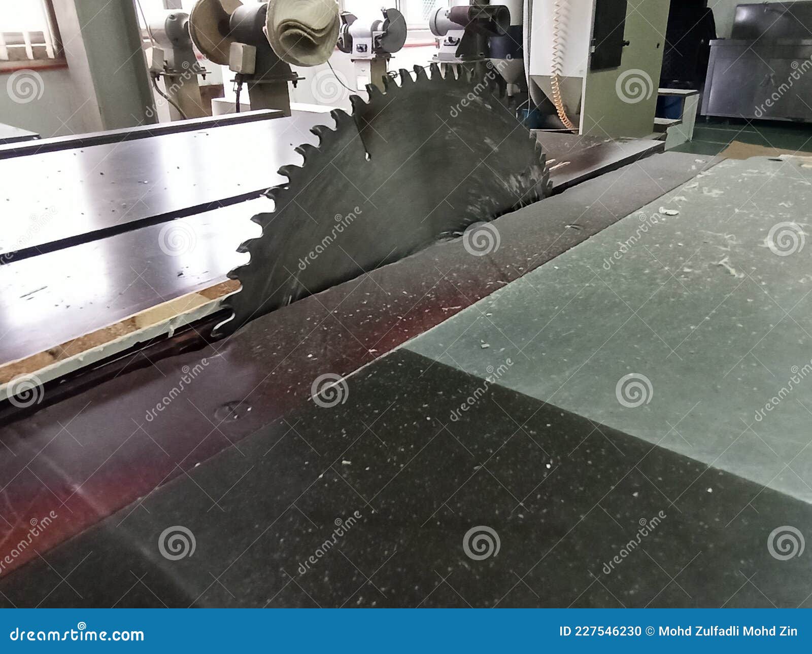 Industrial Saw Machine at Factory Stock Photo - Image of wing, vehicle ...