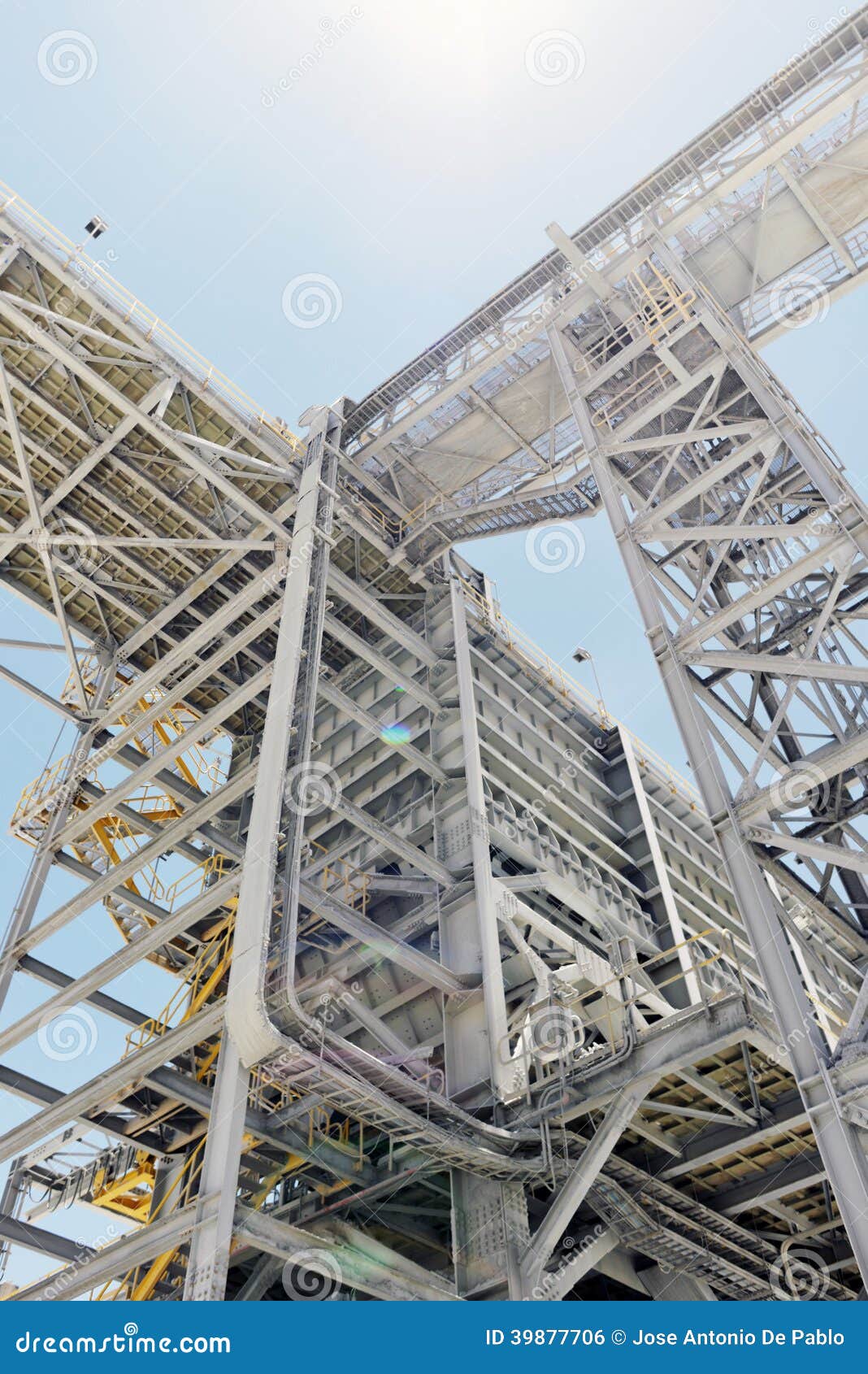 Industrial scaffolding stock photo. Image of falsework - 39877706