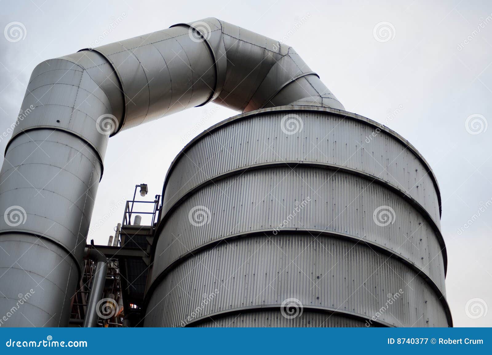 Industrial scene stock image. Image of environment, metal - 8740377