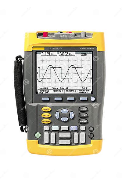 Industrial scopemeter stock photo. Image of check, impedance - 9076786