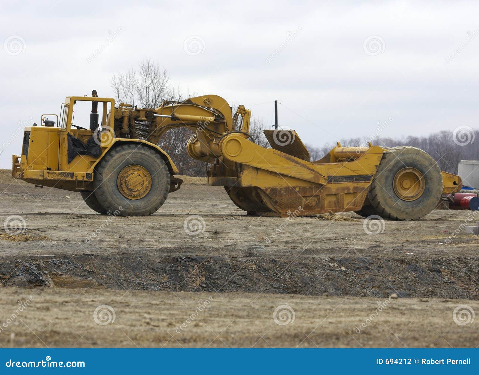 Industrial Scraper stock photo. Image of earthmover, earth - 694212