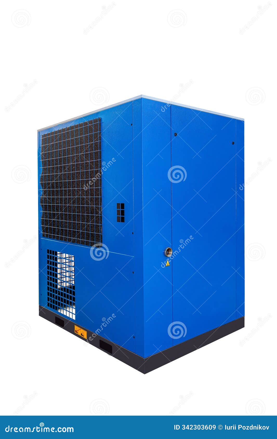 Industrial Compressor for Continuous Air Supply Stock Image - Image of ...