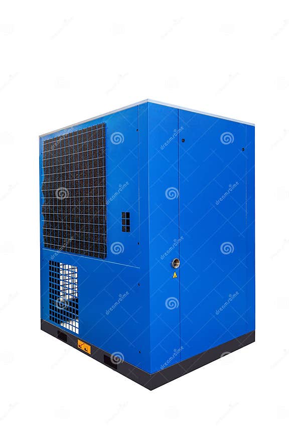 Industrial Compressor for Continuous Air Supply Stock Image - Image of ...