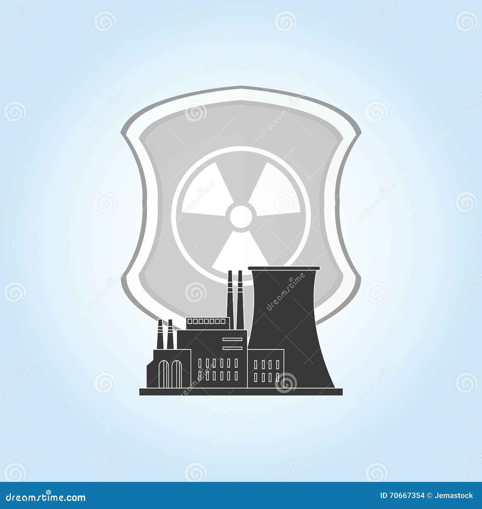 Industrial Security Design. Safety Icon. Protection Concept Stock ...