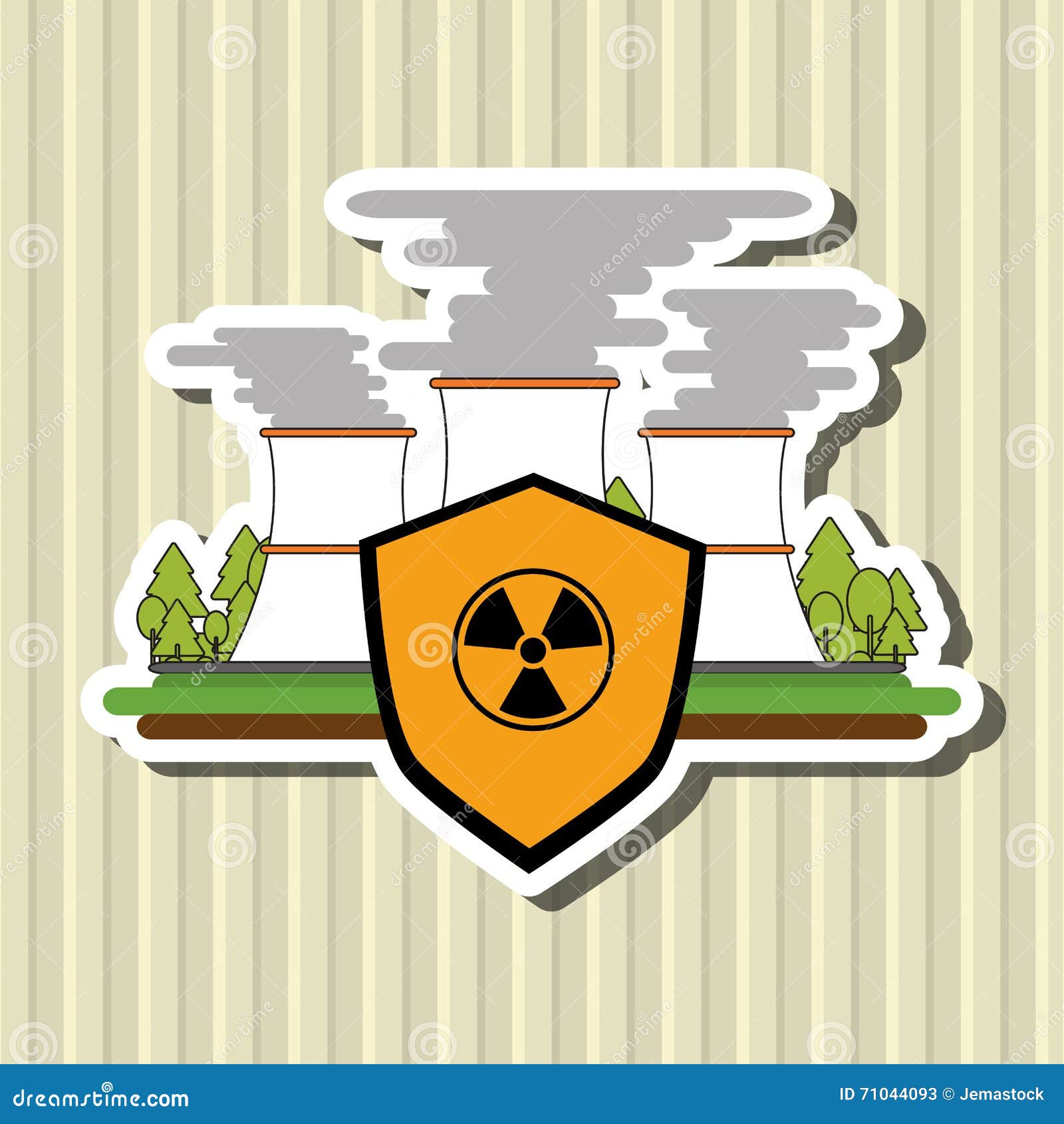 Industrial Security Design. Safety Icon. Protection Concept Stock ...