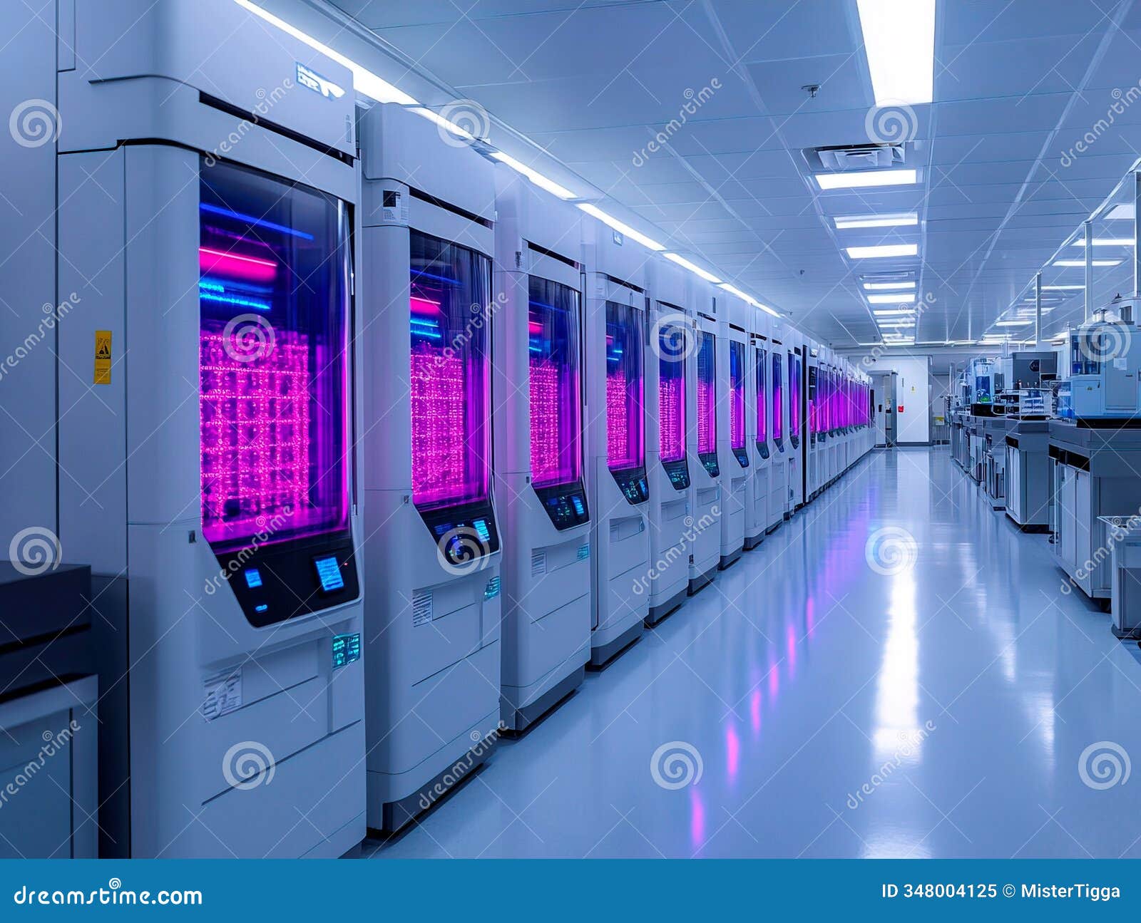 Industrial Setting, Advanced Manufacturing Facility, Large Specialized ...