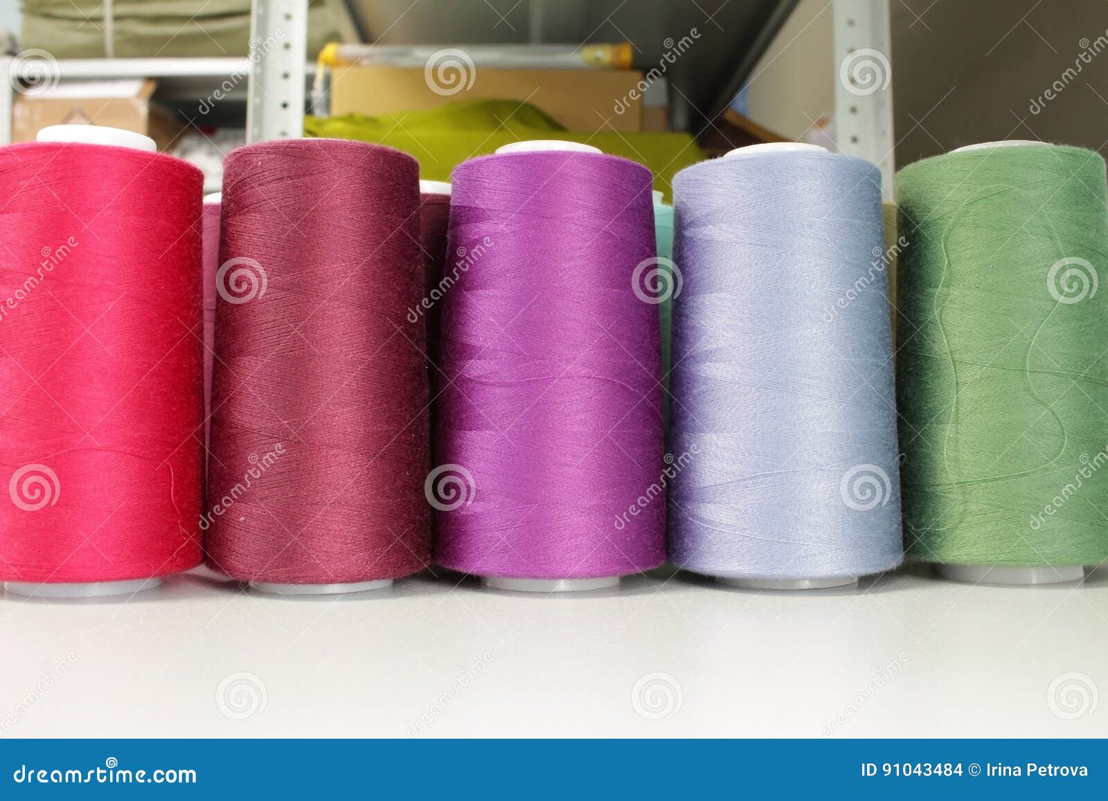 Industrial sewing thread stock photo. Image of industrial - 91043484