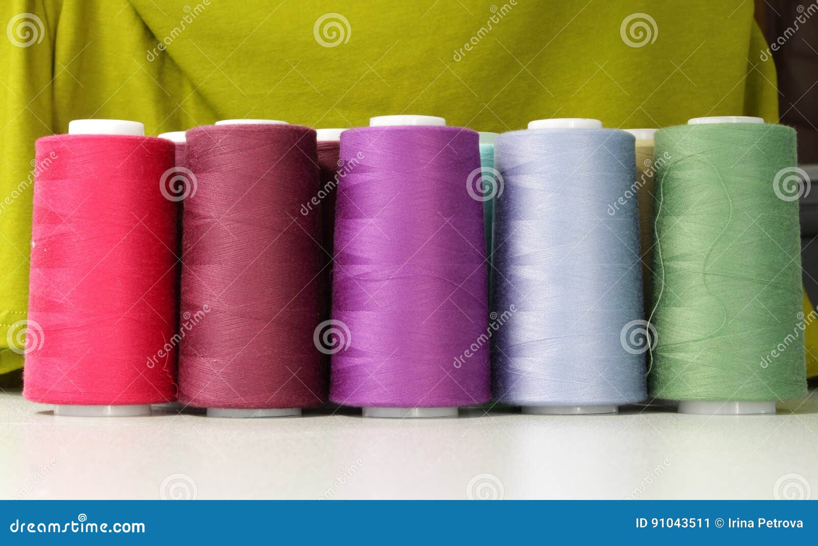 Industrial sewing thread stock image. Image of product - 91043511