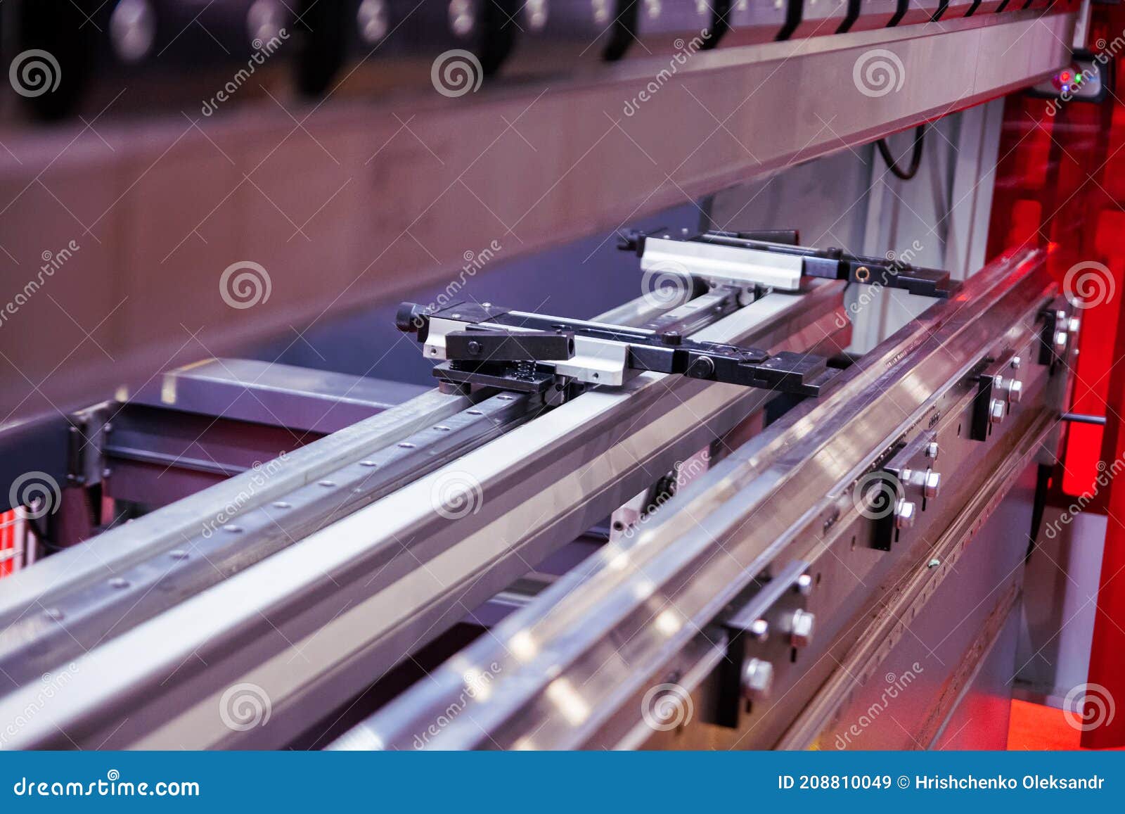 Industrial Sheet Metal Processing Equipment Stock Image - Image of ...