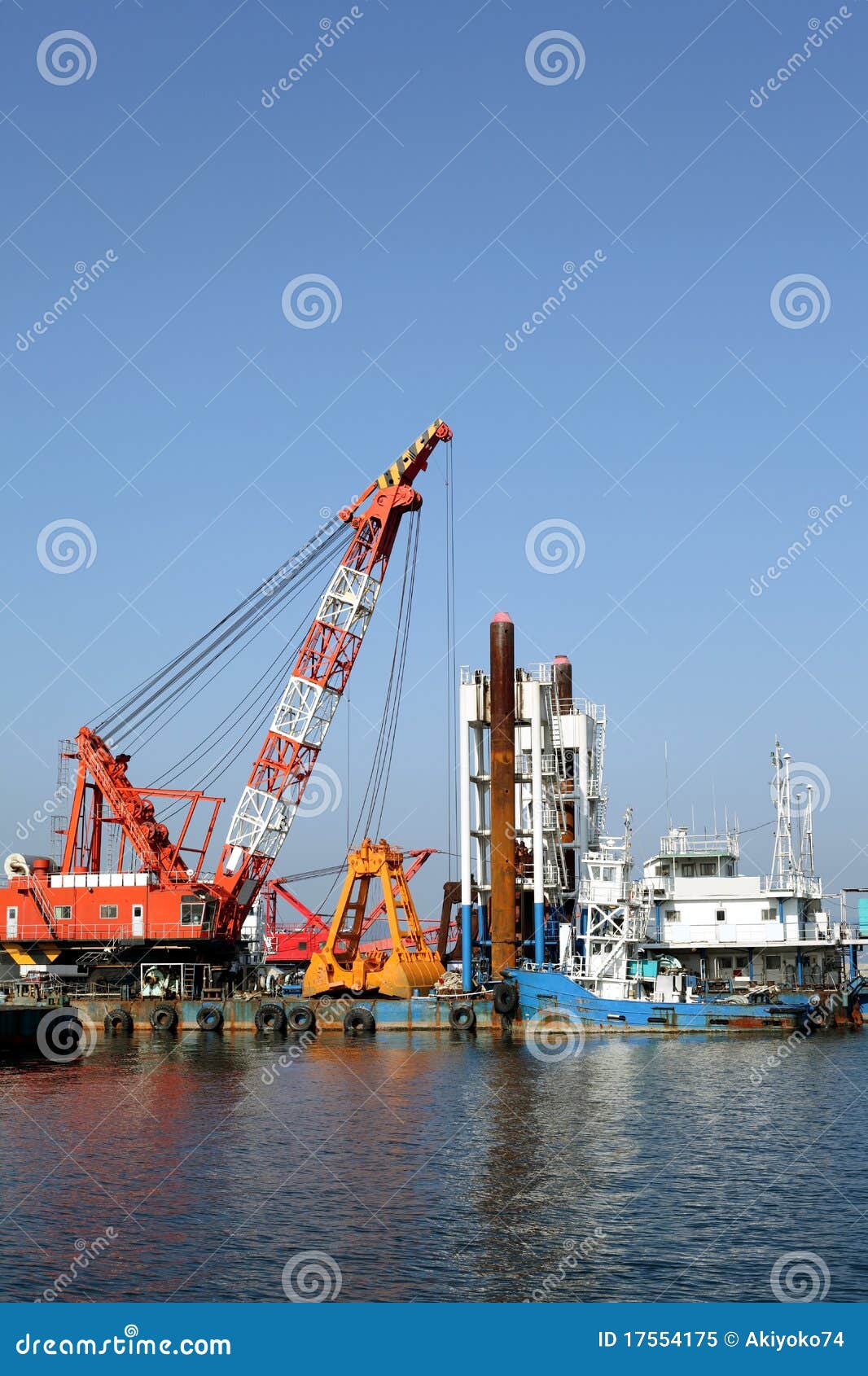 Industrial ship stock image. Image of extraction, large - 17554175