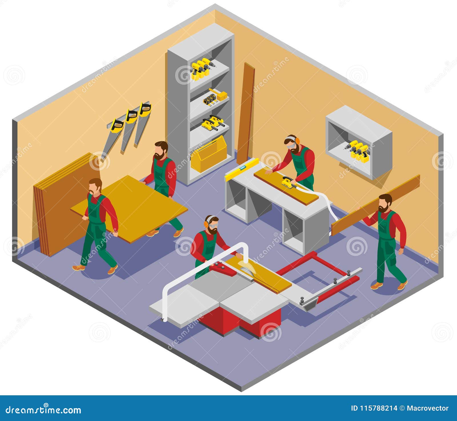 Furniture Makers Isometric Flowchart Cartoon Vector | CartoonDealer.com ... Furniture Makers Isometric Flowchart Cartoon Vector | CartoonDealer.com ...