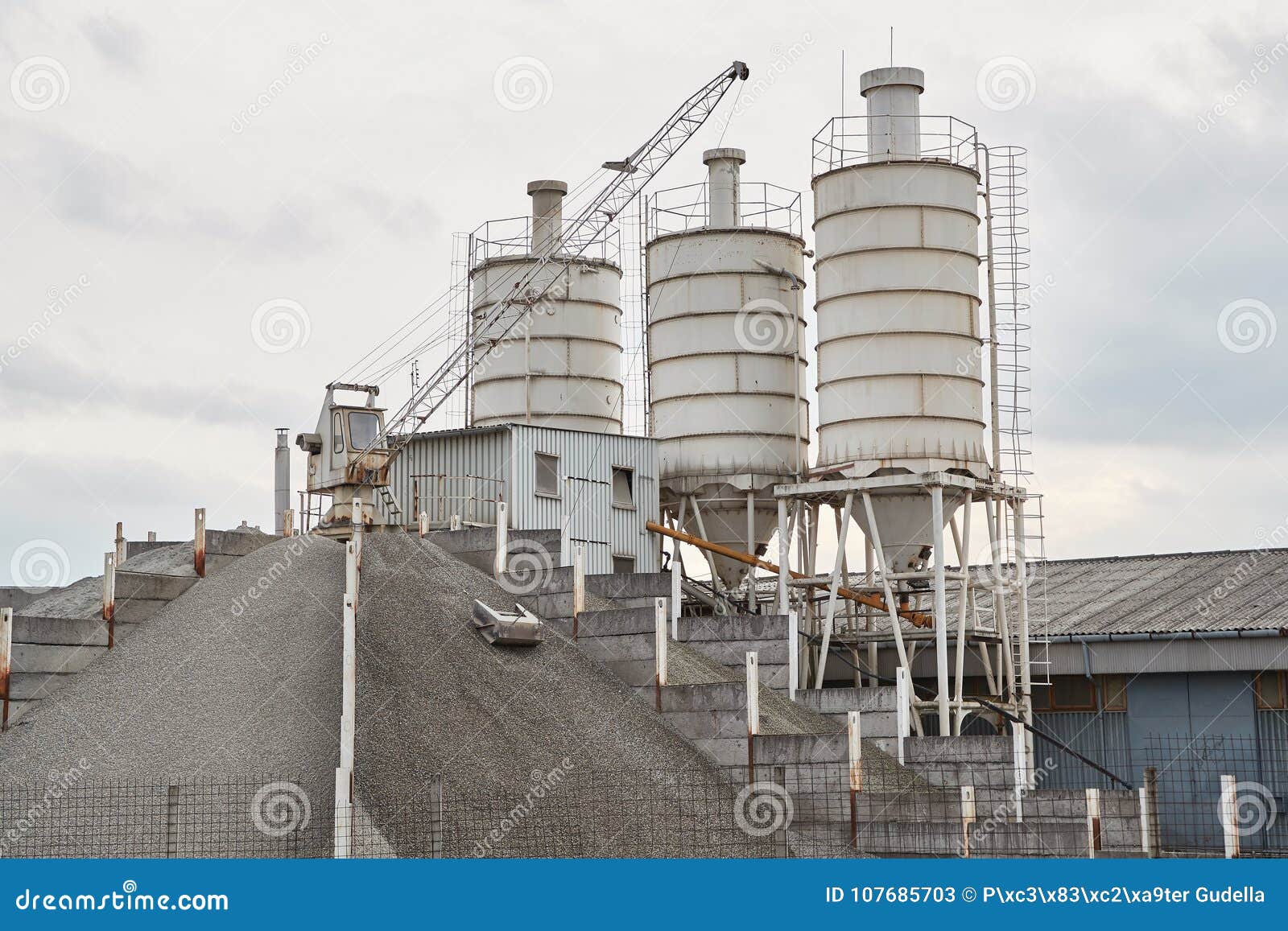 Industrial silo structures stock image. Image of heavy - 107685703