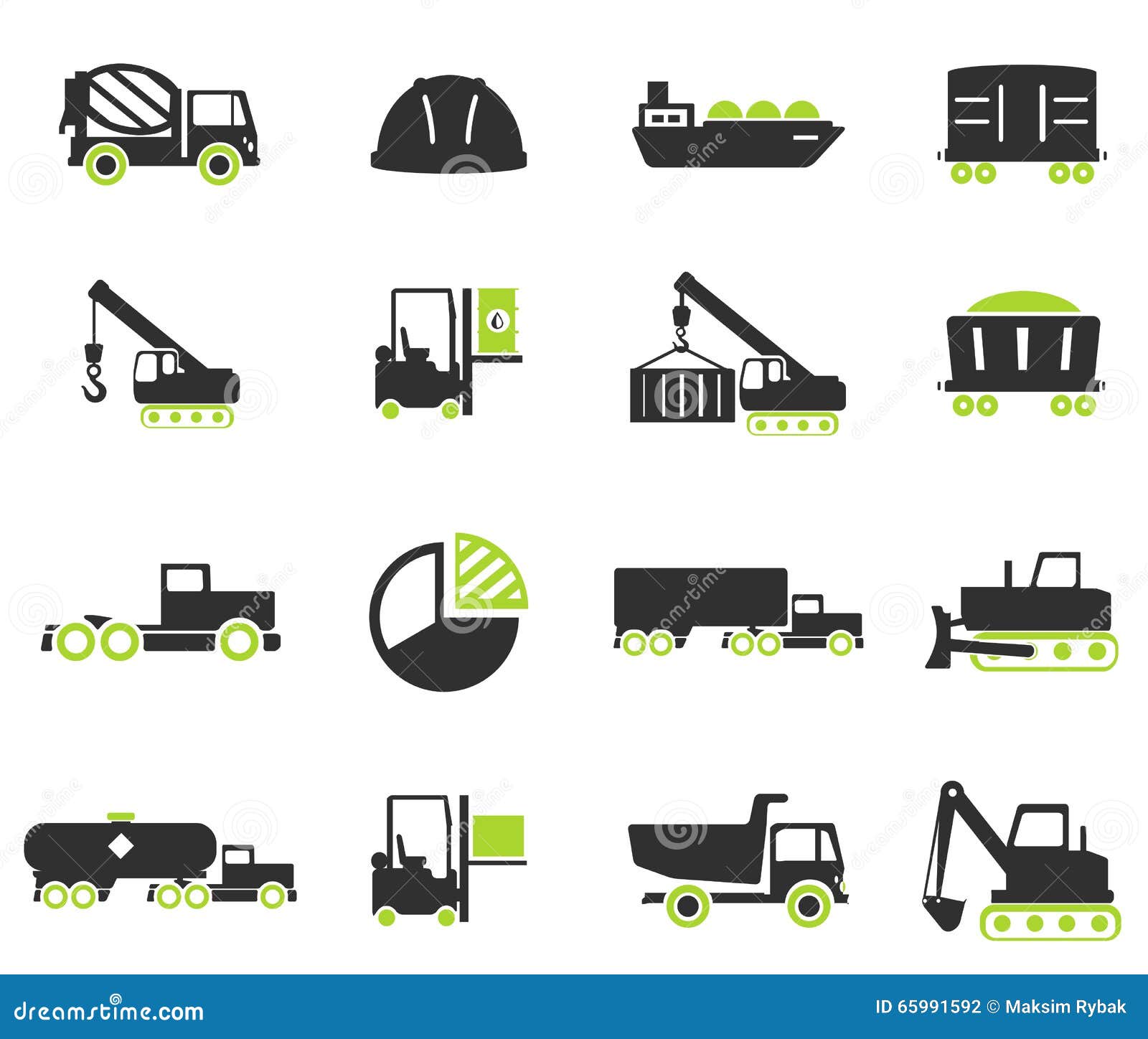 Industrial simply icons stock vector. Illustration of container - 65991592
