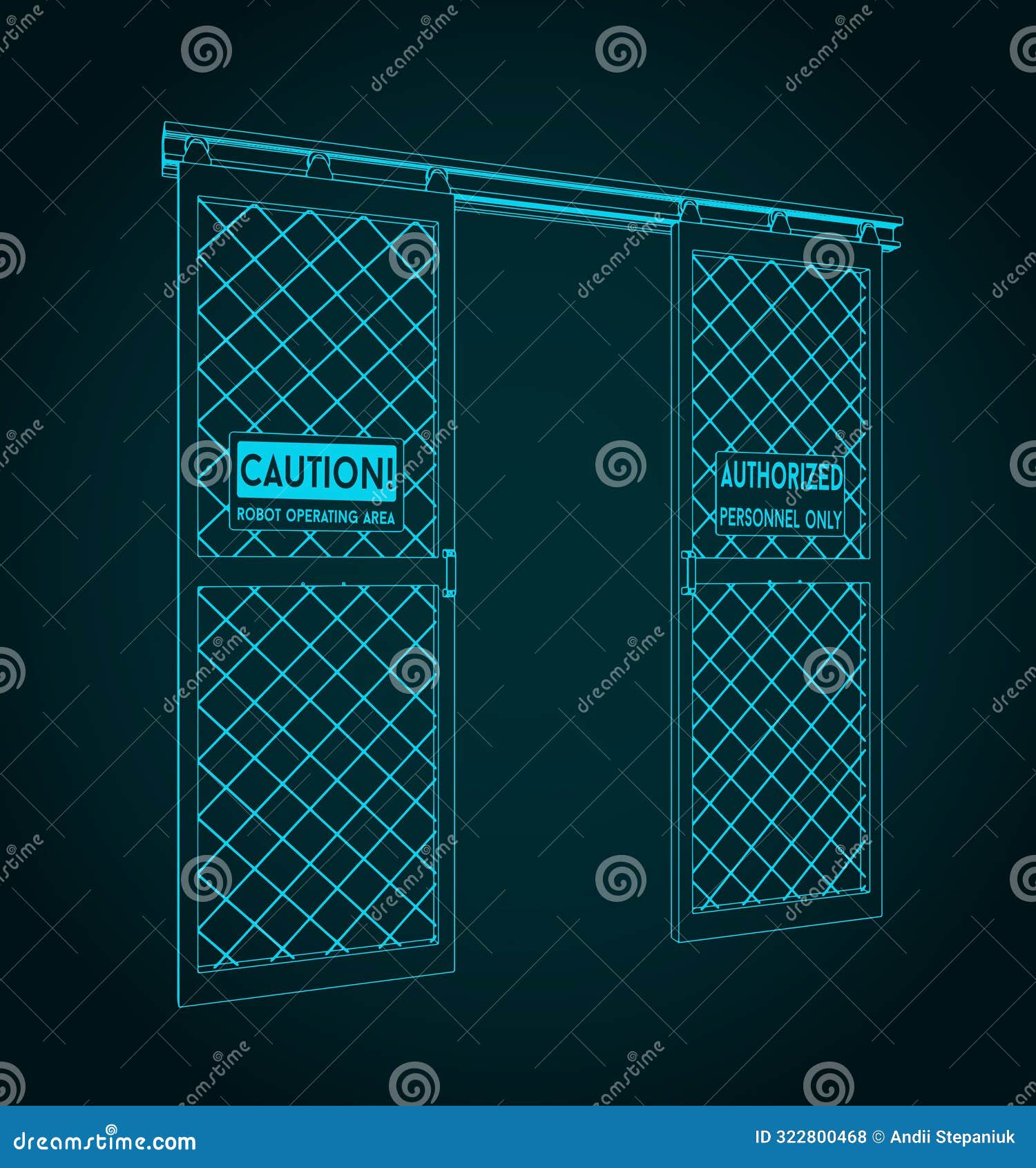 Sliding Door Open Right Side Exit Path Arrow Signage Black White Icon ...