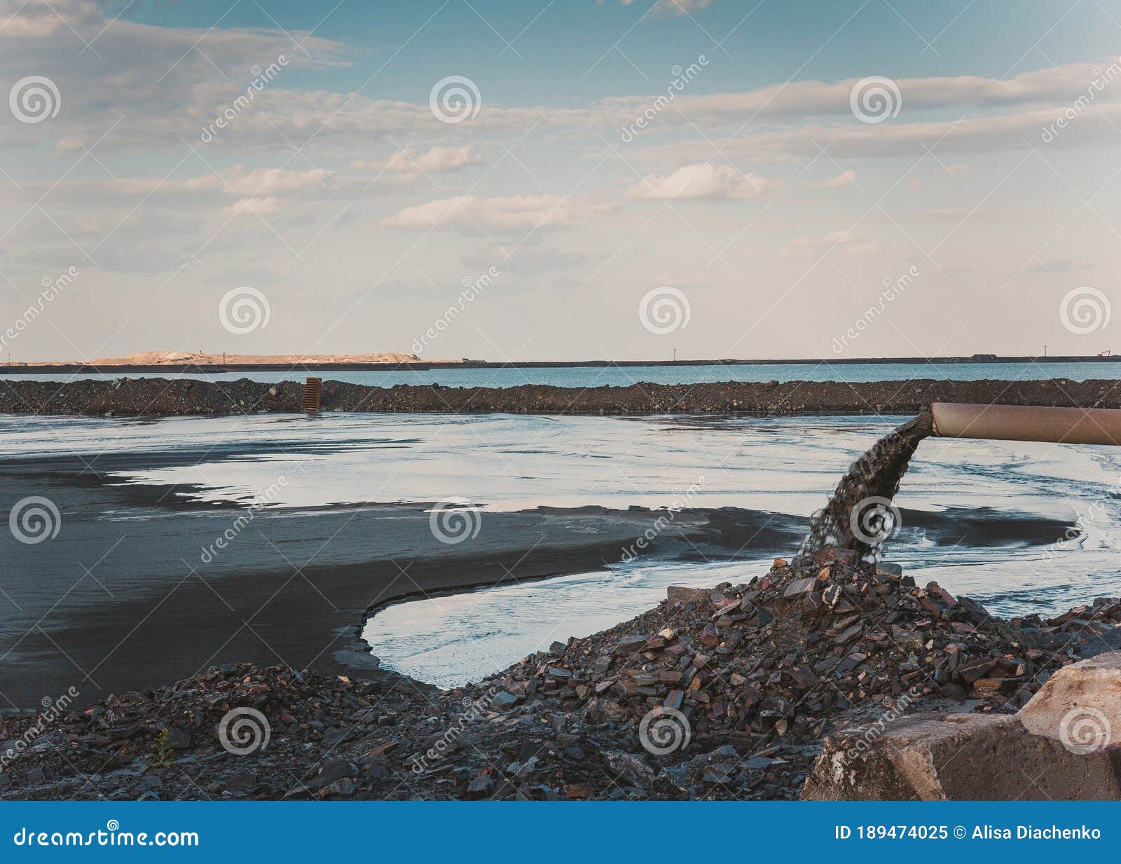 Industrial sludge at work stock image. Image of digestion - 189474025