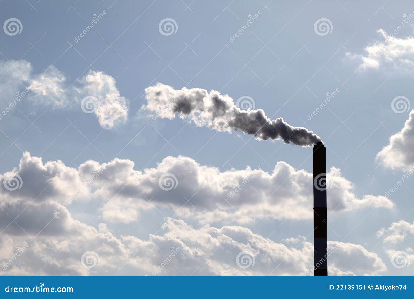 Industrial smokestack stock image. Image of dirty, exterior - 22139151