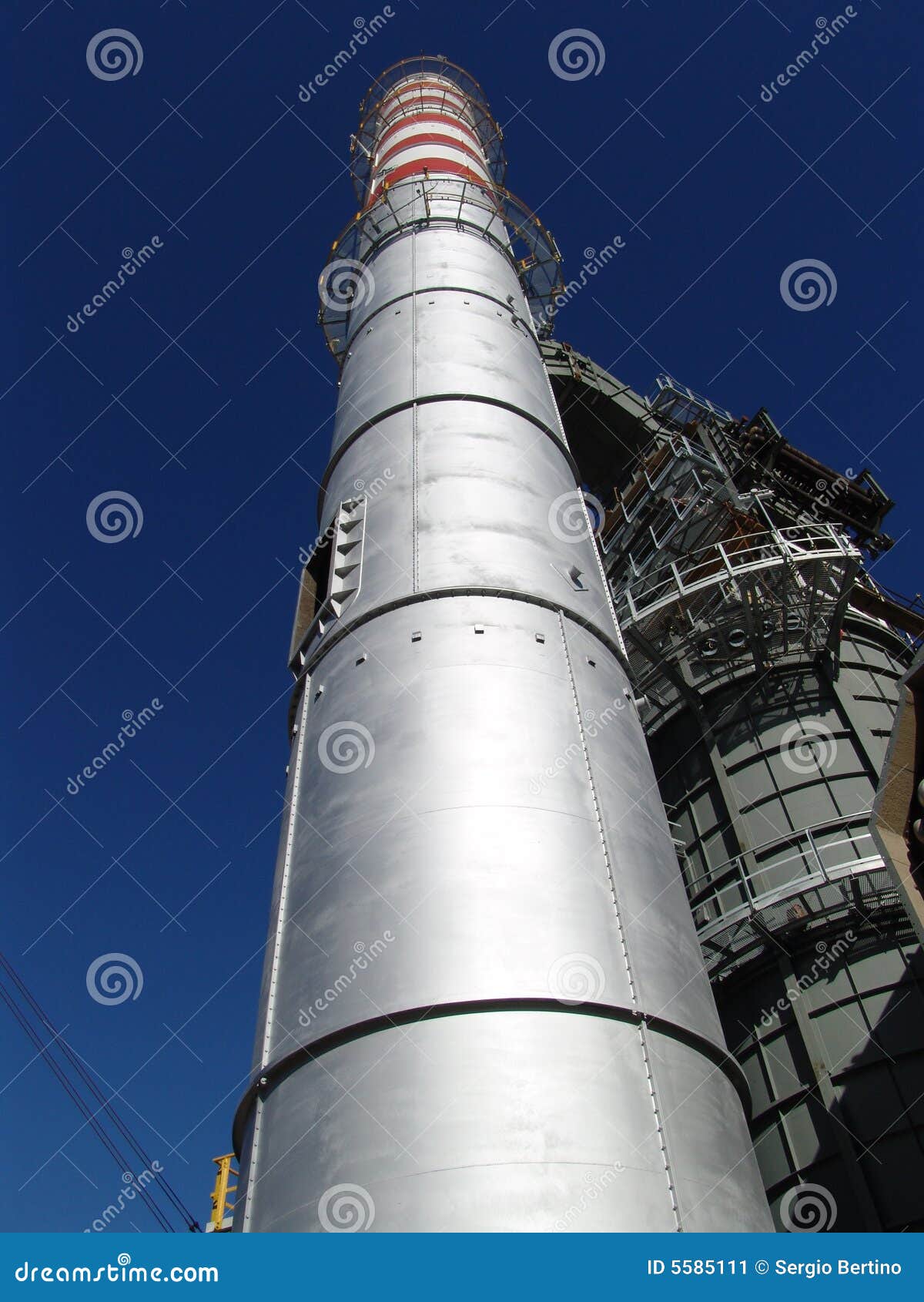 Industrial smokestack stock image. Image of floors, height - 5585111