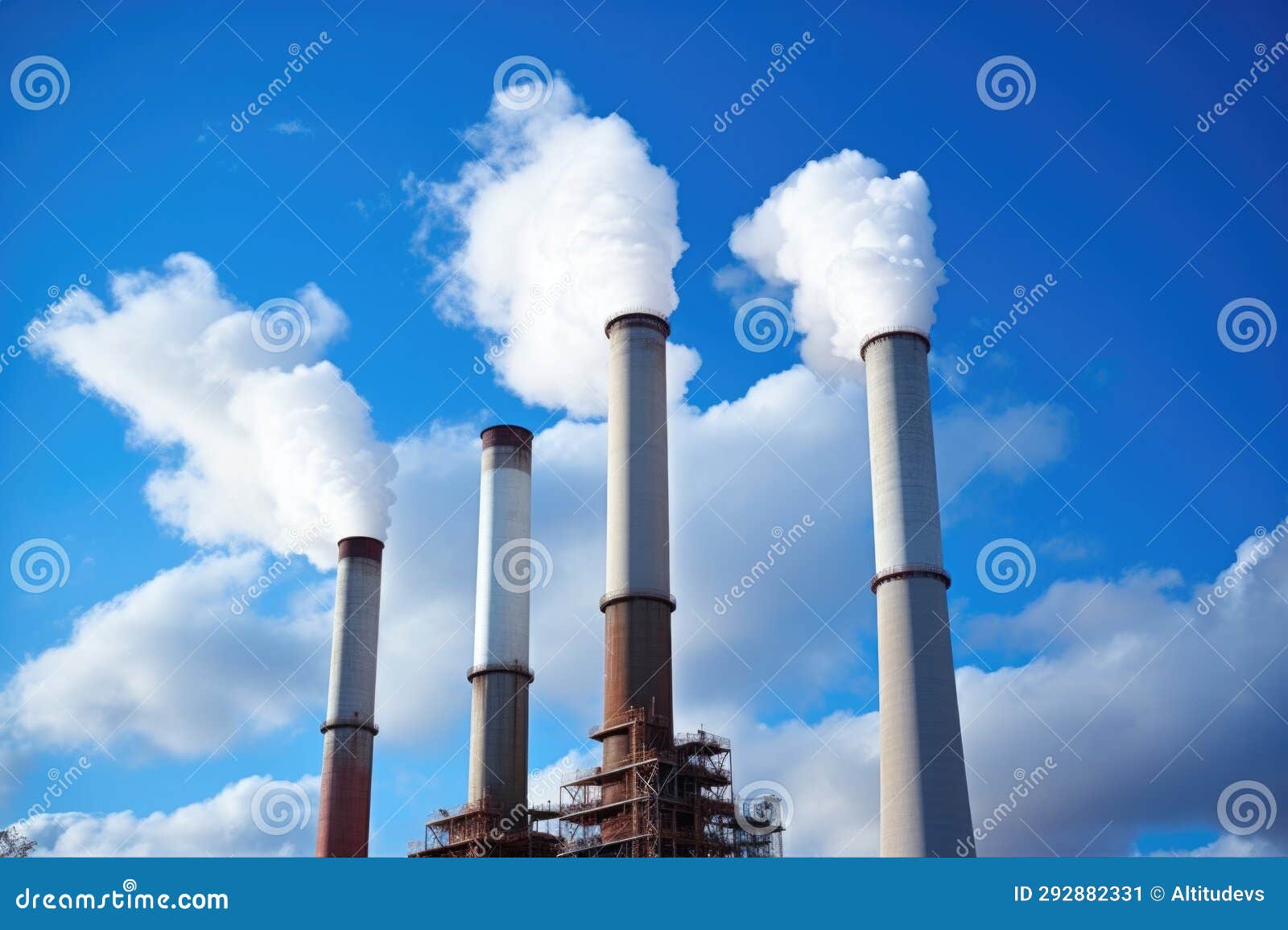 Air Pollution Control Equipment As Dust Cyclone Collection And Chimney ...