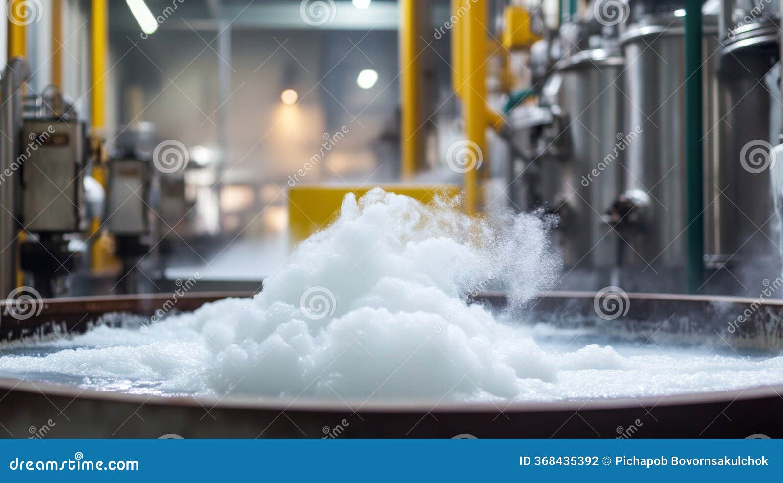 Sodium Hydroxide Crystal Spill In Laboratory Setting A Visual Reminder ...
