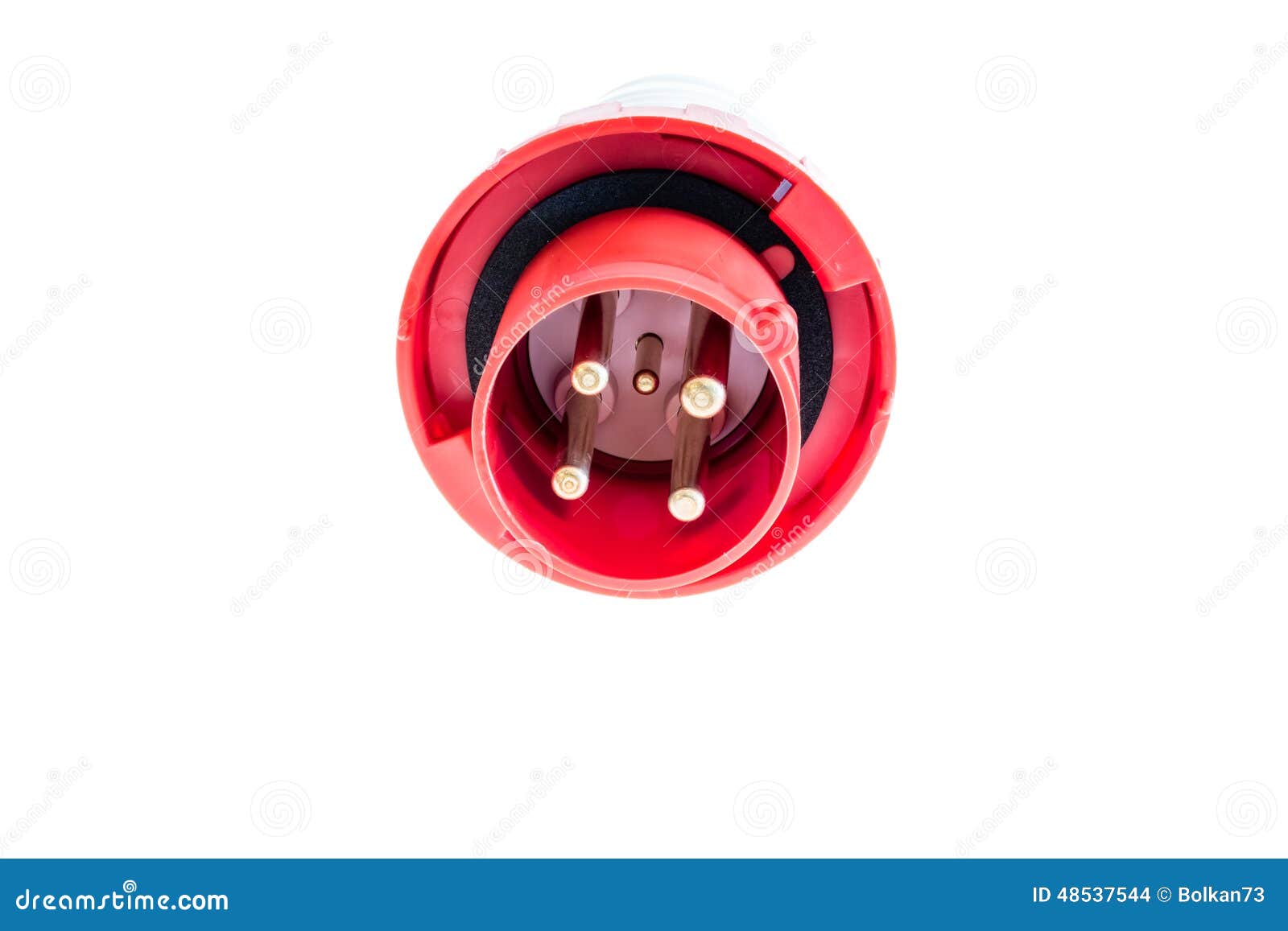 Industrial Socket 32 Ampere Stock Photo - Image of protection, force ...