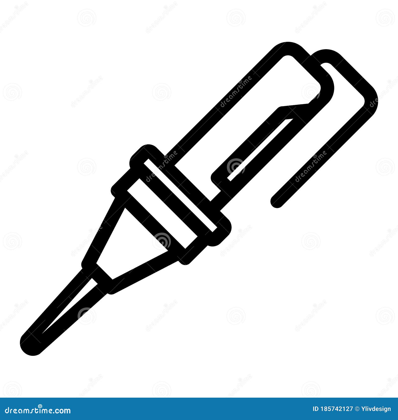 Industrial Soldering Icon, Outline Style Stock Vector - Illustration of ...