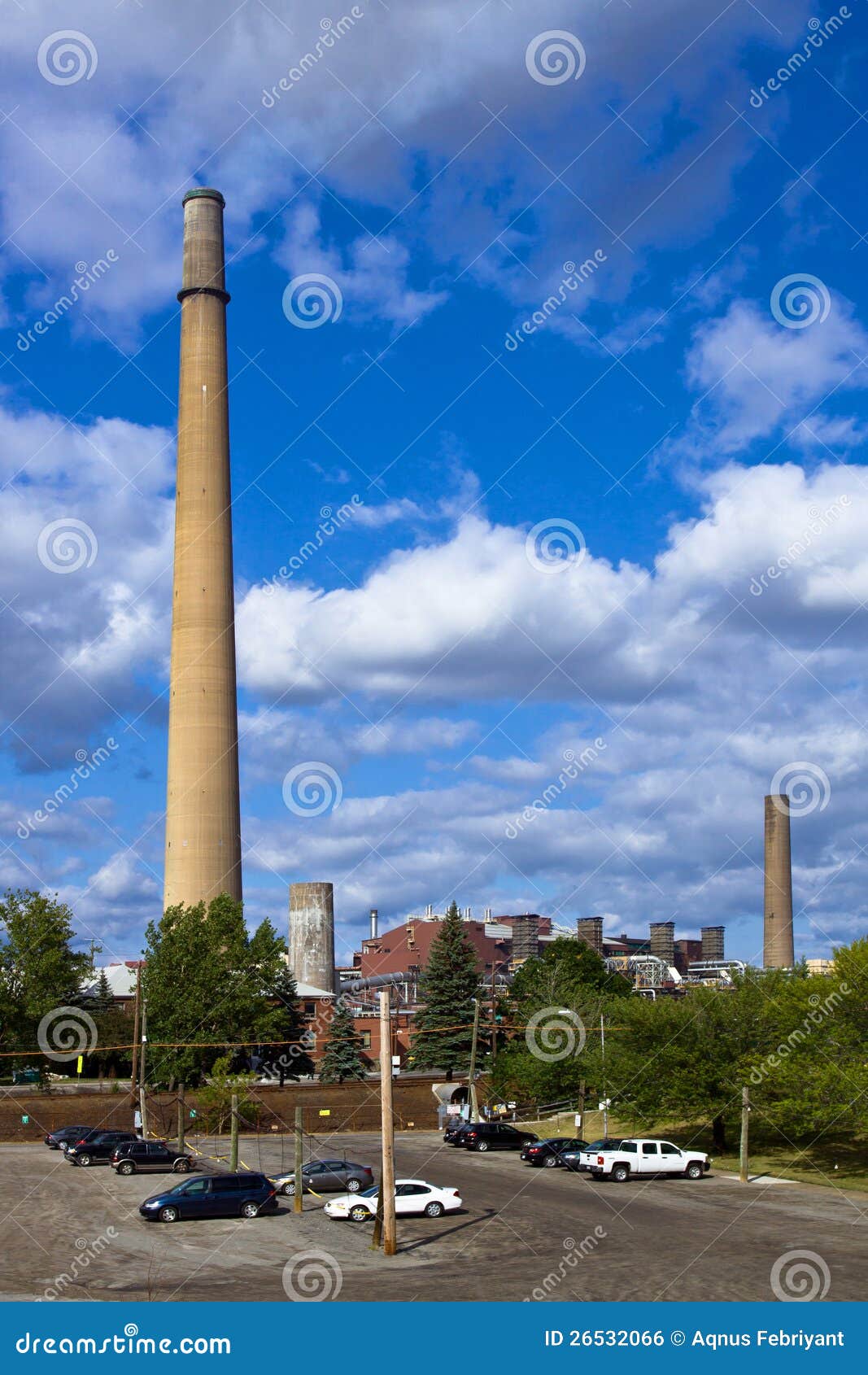 Industrial Stack at Nickel Plant Stock Photo - Image of refinery ...