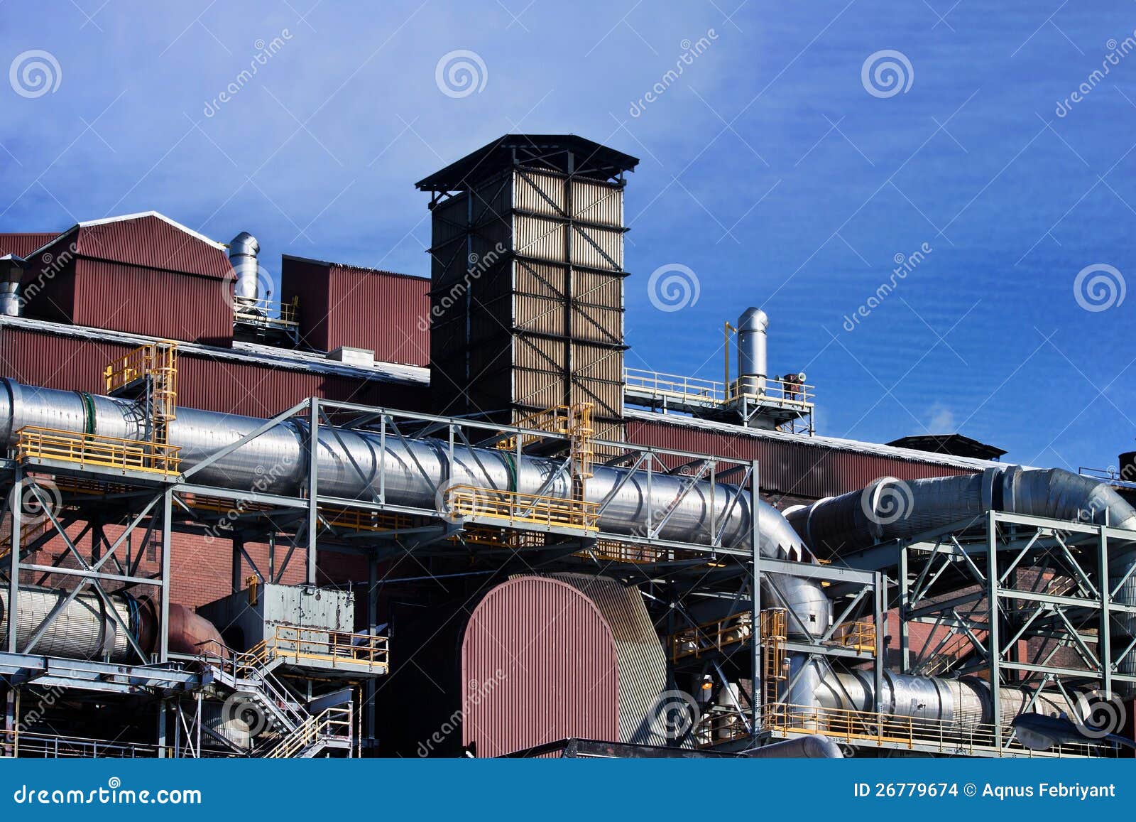 Industrial Stack at Nickel Plant Stock Photo - Image of production ...