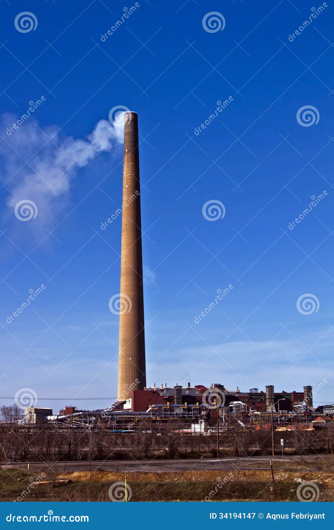 Industrial Stack stock image. Image of clean, dust, industrial - 34194147