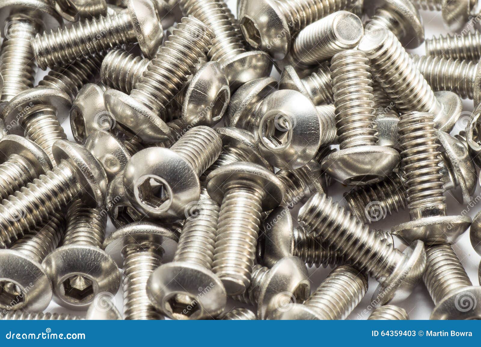 Steel Bolts Forming A Texture Background Royalty-Free Stock Image ...