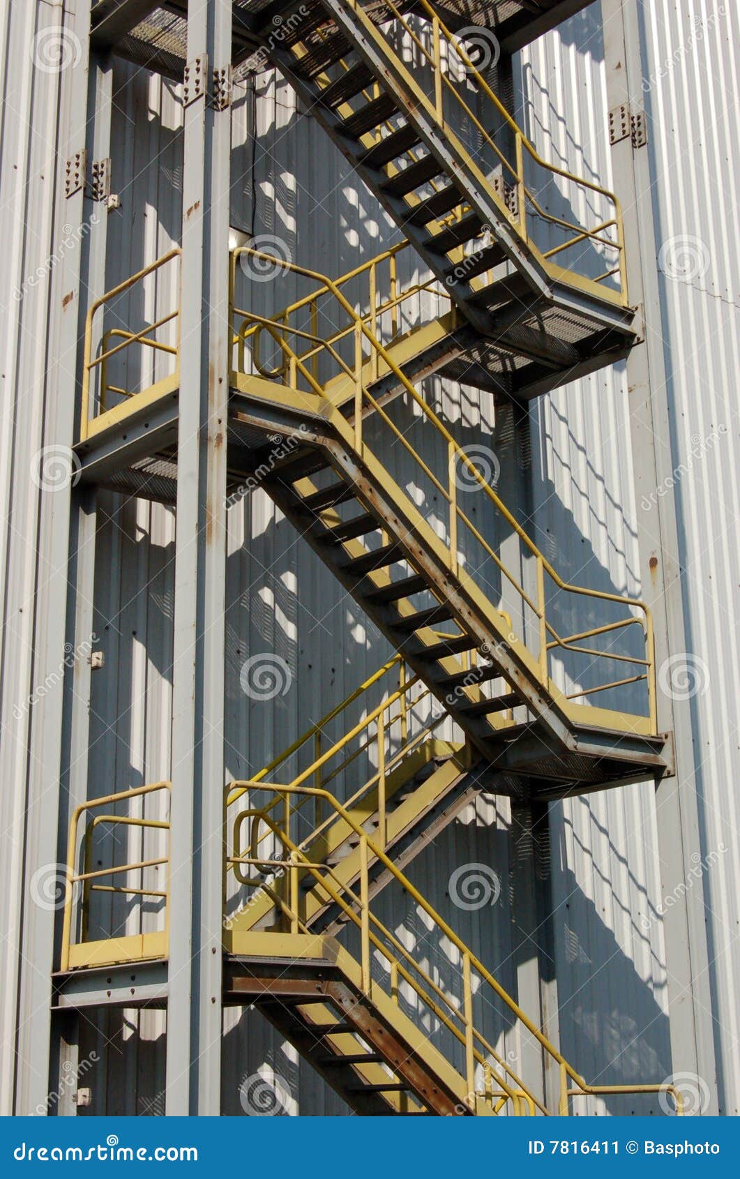 Industrial staircase stock image. Image of staircase, industrial - 7816411