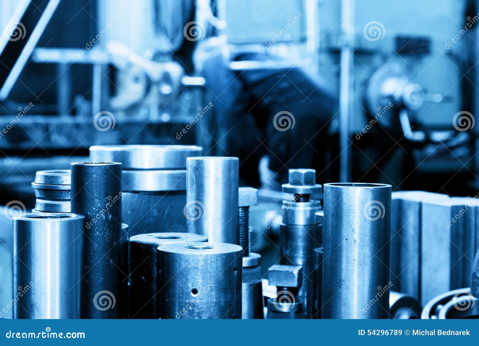 Industrial Steel Pipelines, Valves And Ladders Stock Photography ...