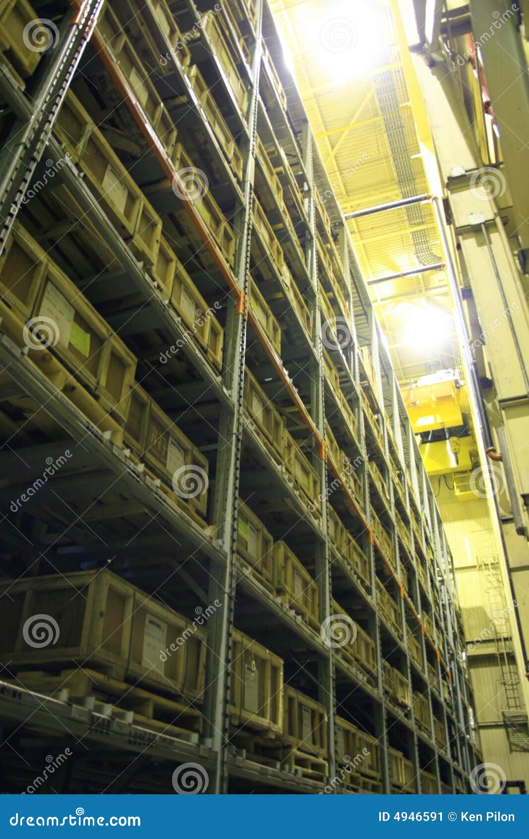 Industrial Storage Bay. stock image. Image of warehouse - 4946591