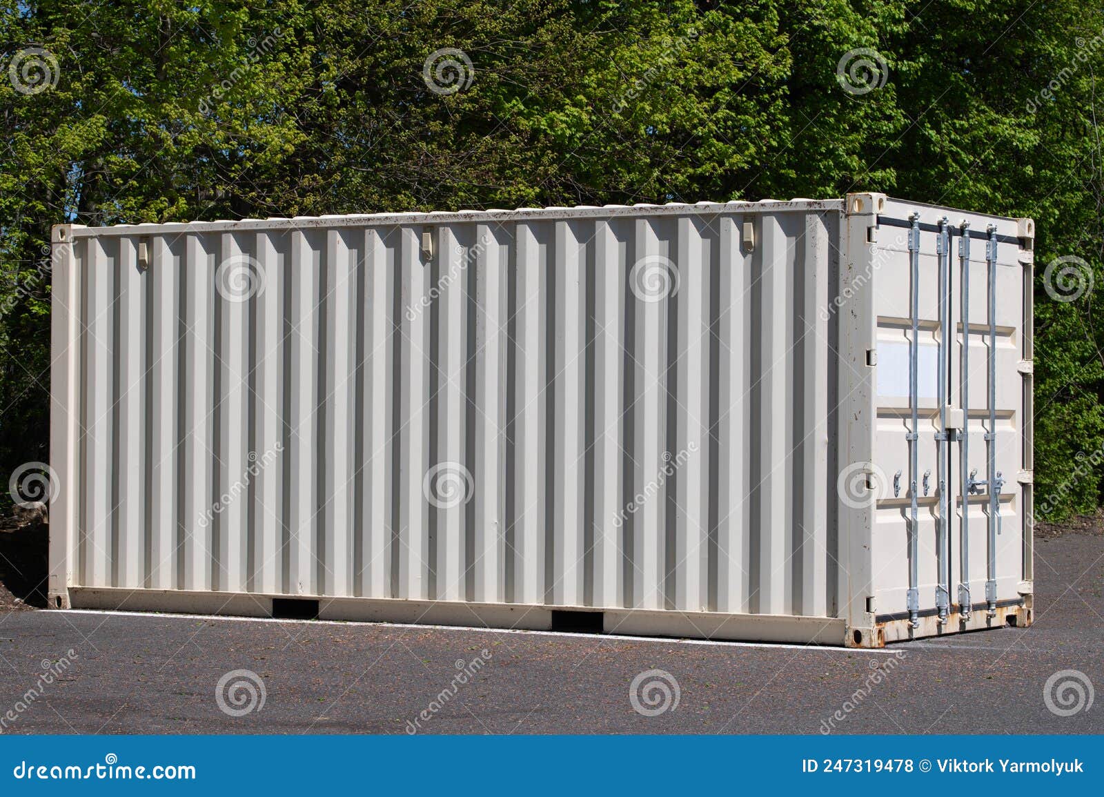 Industrial Storage Containers Export Metal Stock Photo - Image of ...