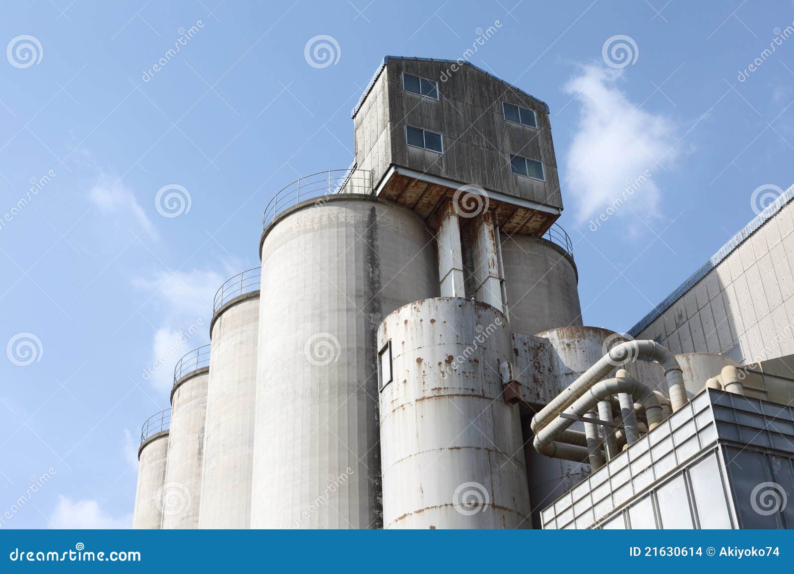 Industrial storage silo stock photo. Image of agriculture - 21630614